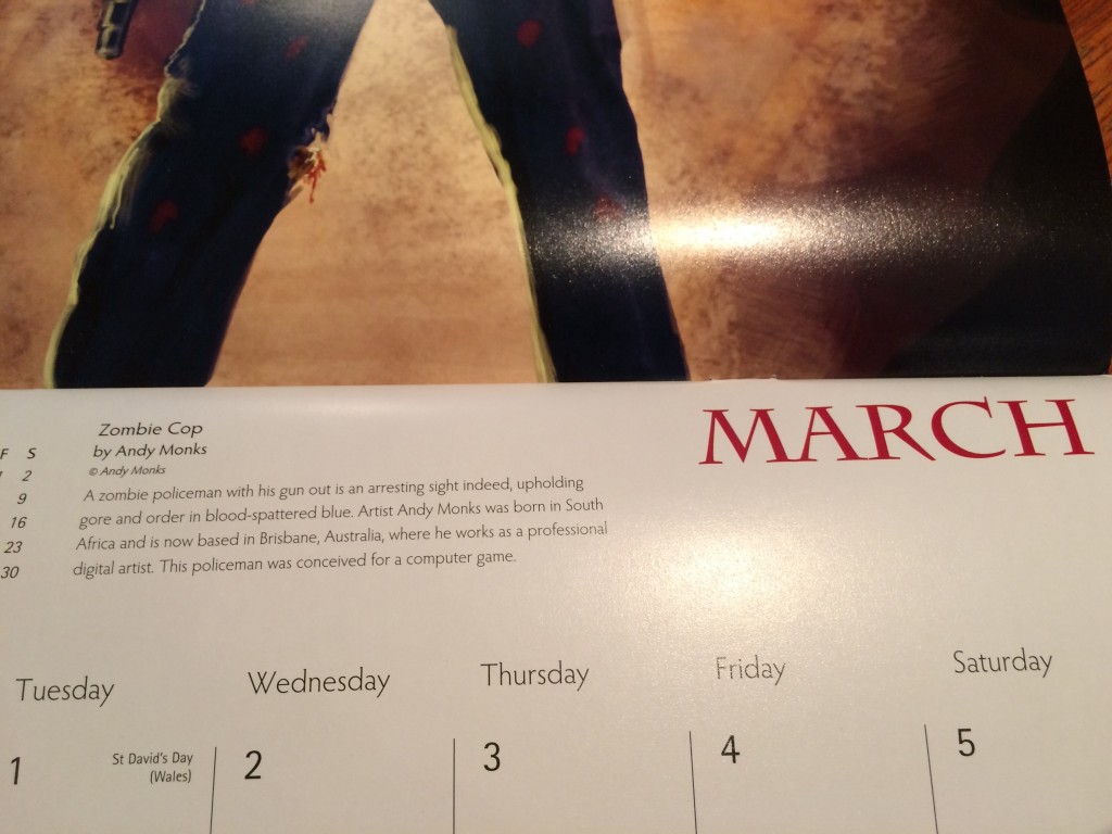 Zombie Calendar 2016, Ganesh 12 Inch Sculpture Commission and Super ...